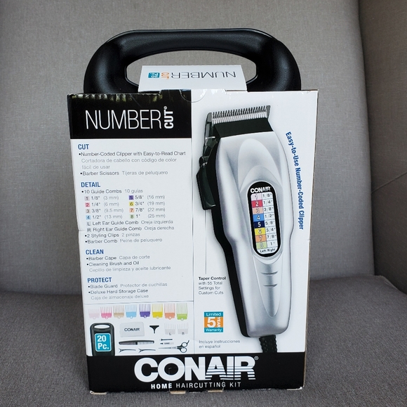 Conair | Accessories | Conair Number Cut 2piece Haircut Kit Hc408r New ...